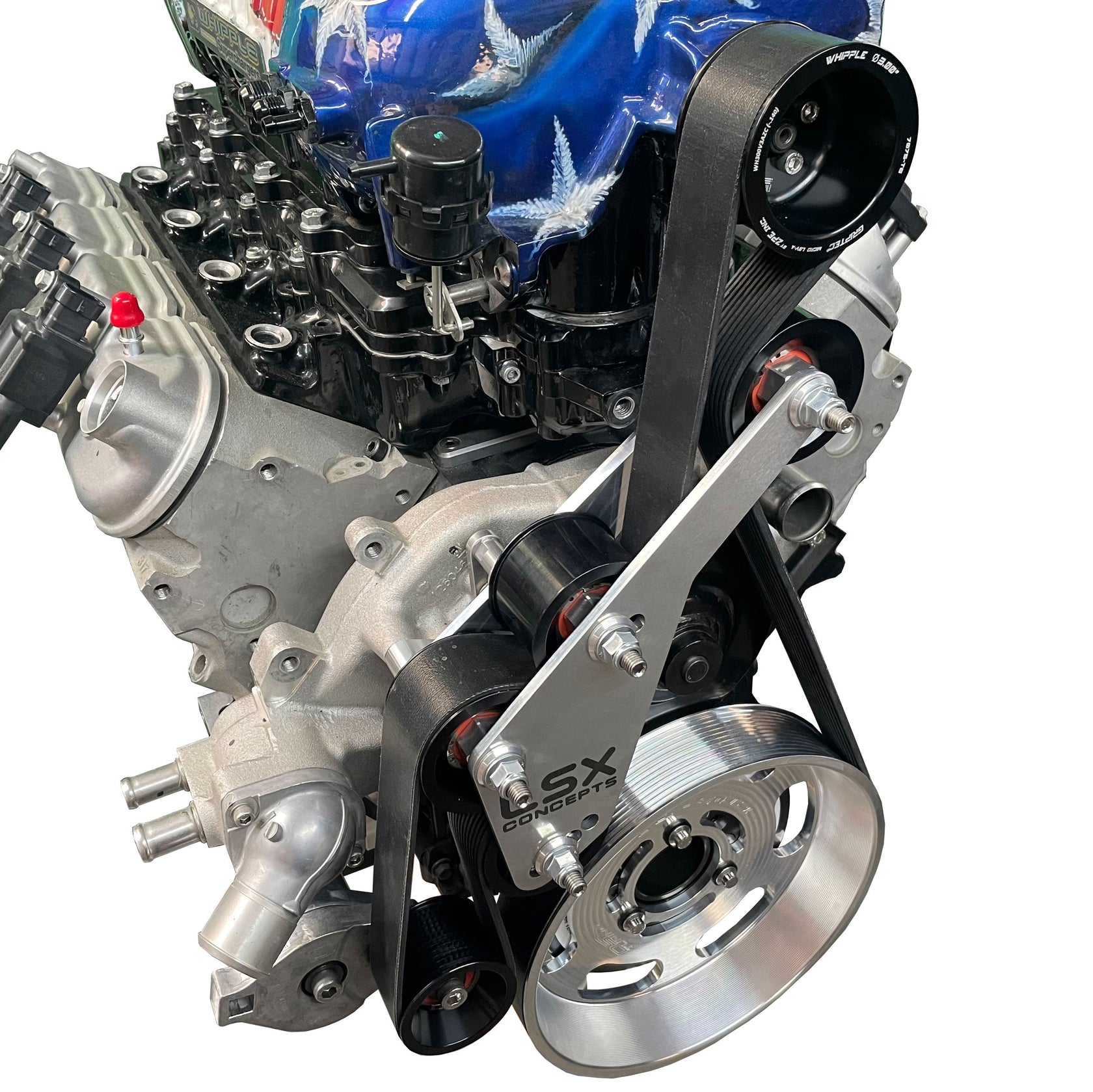 LSX Concepts Muscle Car LS, LSA, and LS1 Accessory Drive Brackets