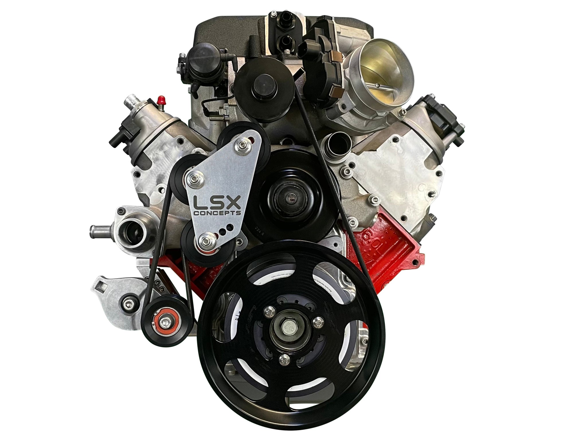 LSX Concepts Muscle Car LS, LSA, and LS1 Accessory Drive Brackets