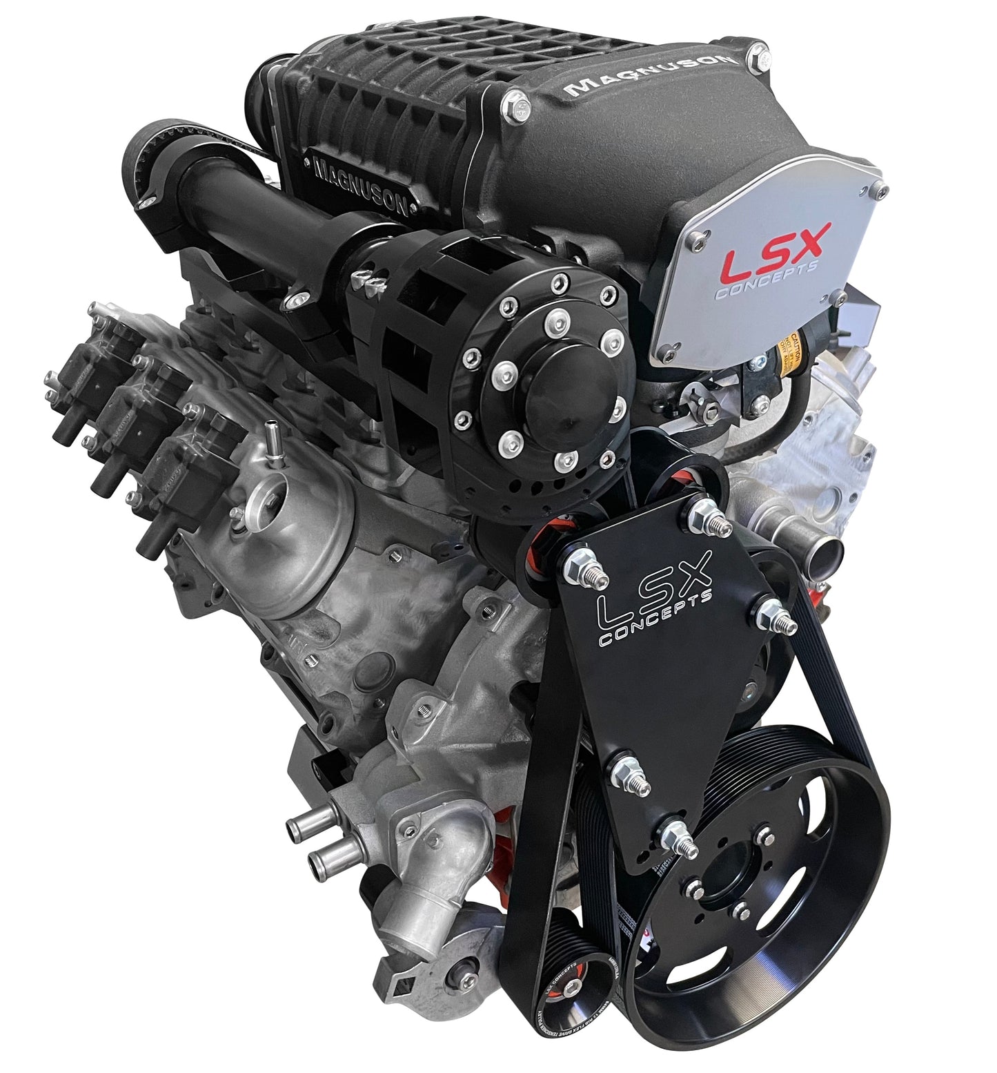 LSX Concepts Muscle Car LS, LSA, and LS1 Accessory Drive Brackets