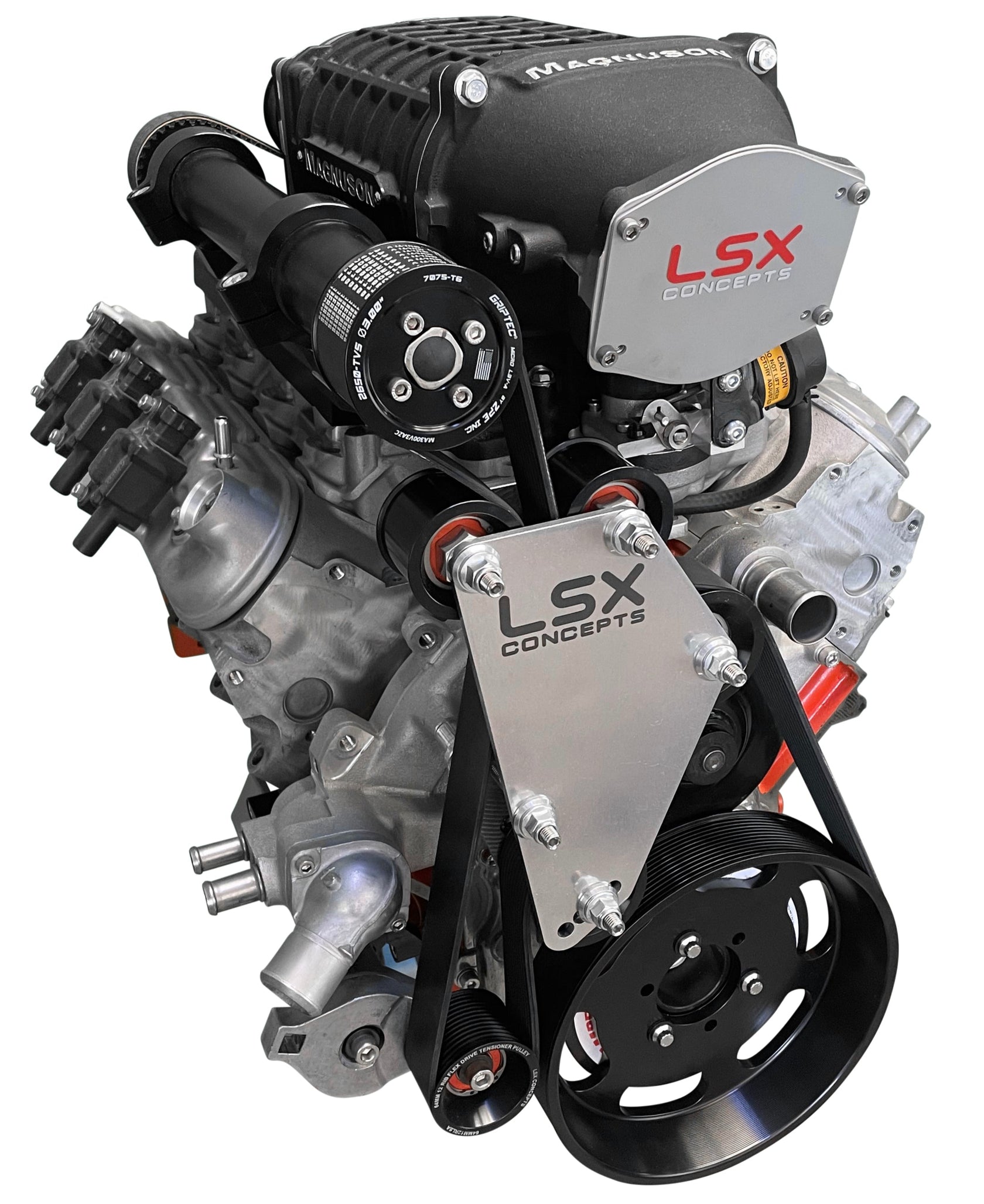 LSX Concepts Muscle Car LS, LSA, and LS1 Accessory Drive Brackets