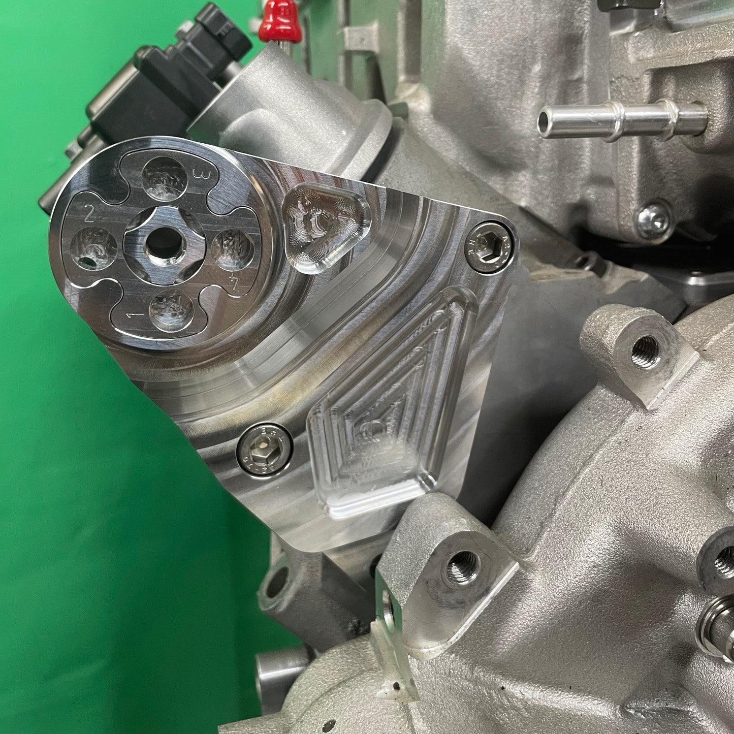 OE Flex Drive Tensioner Bracket with Adjustable Cloverleaf – LSX Concepts