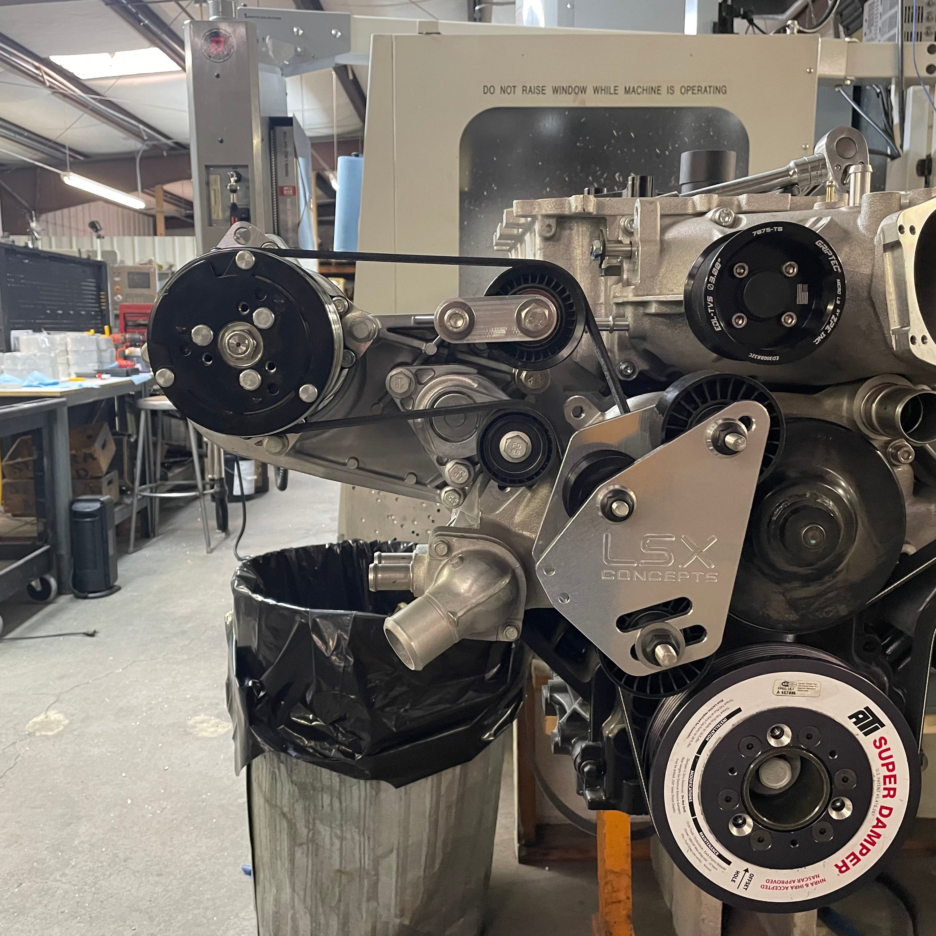 Holley LSA High-Mount A/C Idler Relocation Kit – LSX Concepts