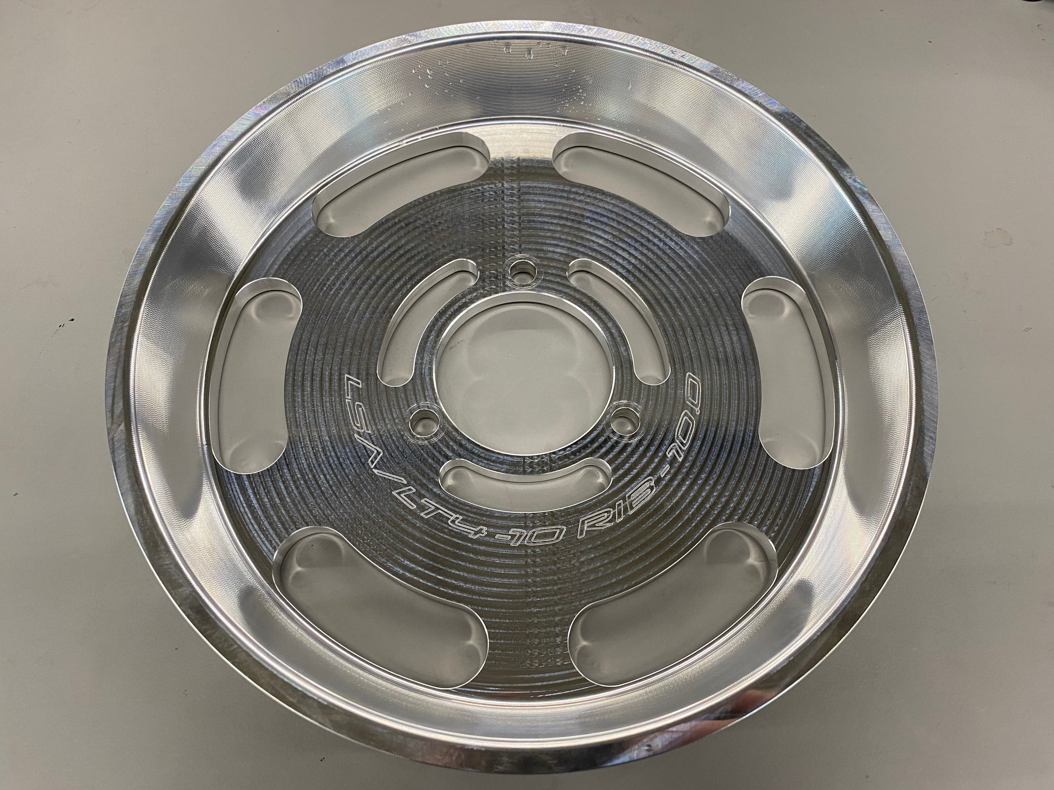 12 Rib Supercharger Crank Pulley - 10.000 / 28% OD - LSA Offset – LSX ...